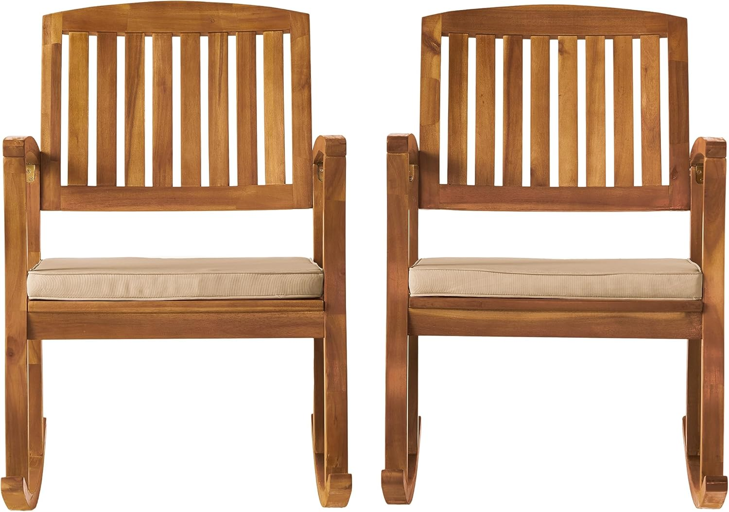 Brumeo Rocking Chair With Cushion Set of 2 – GDFStudio