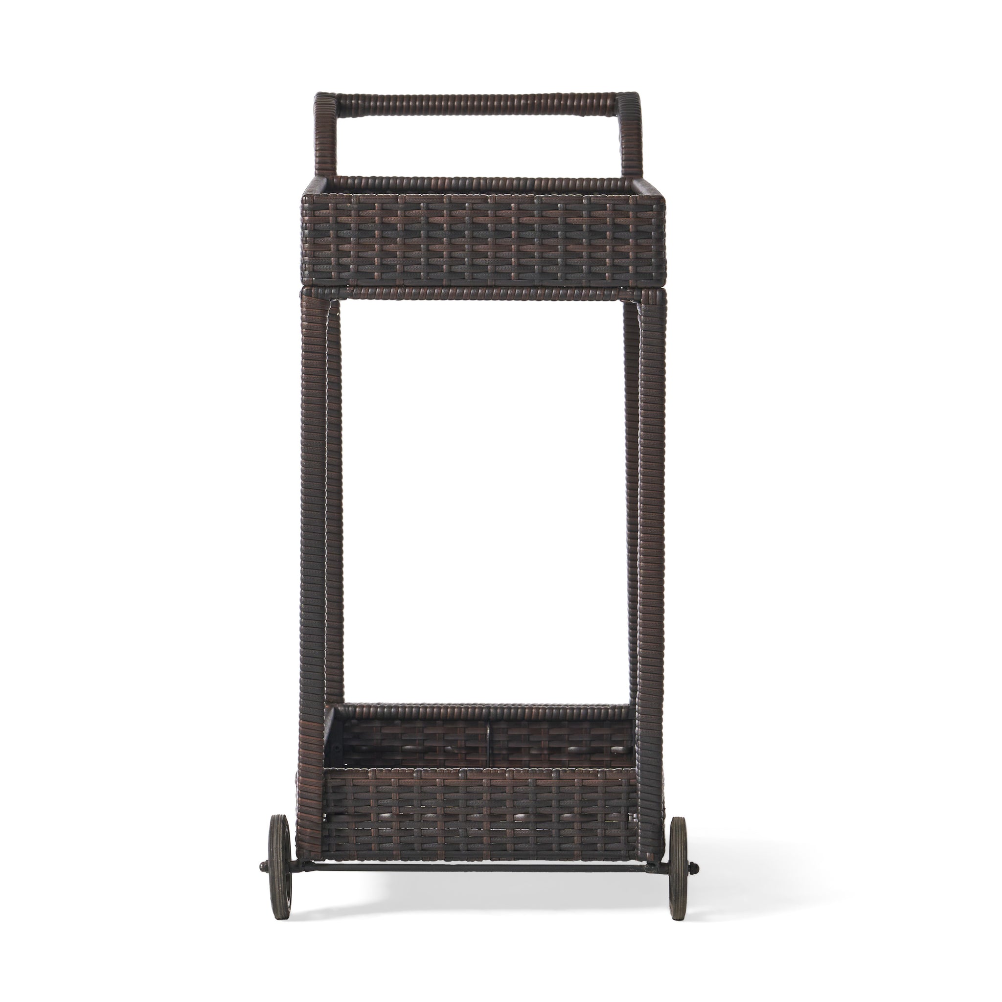 Baja Outdoor Wicker Bar Cart – GDFStudio