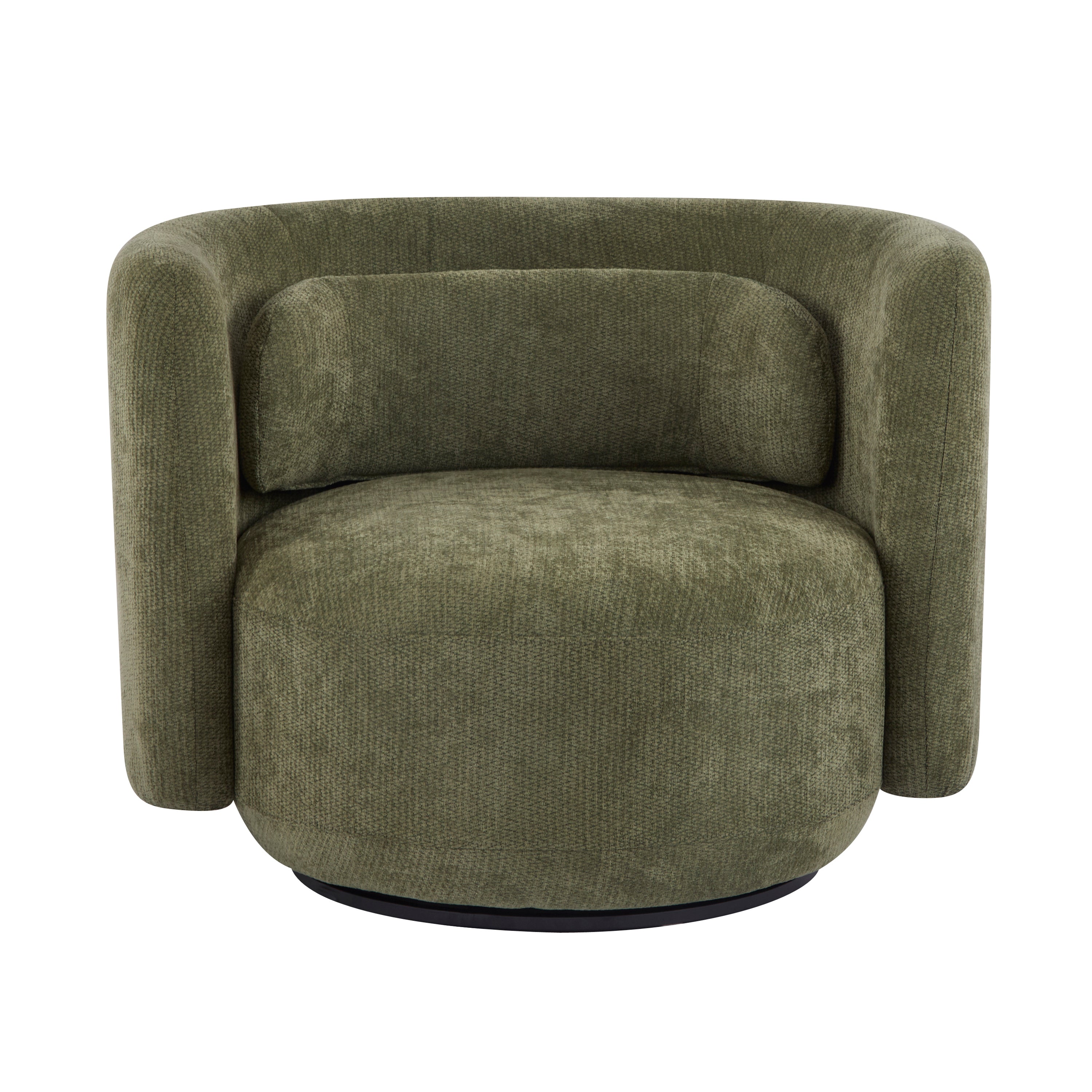 Rhys Swivel Accent Armchair, 360-Degree Rotating Lounge Chair with Slo ...