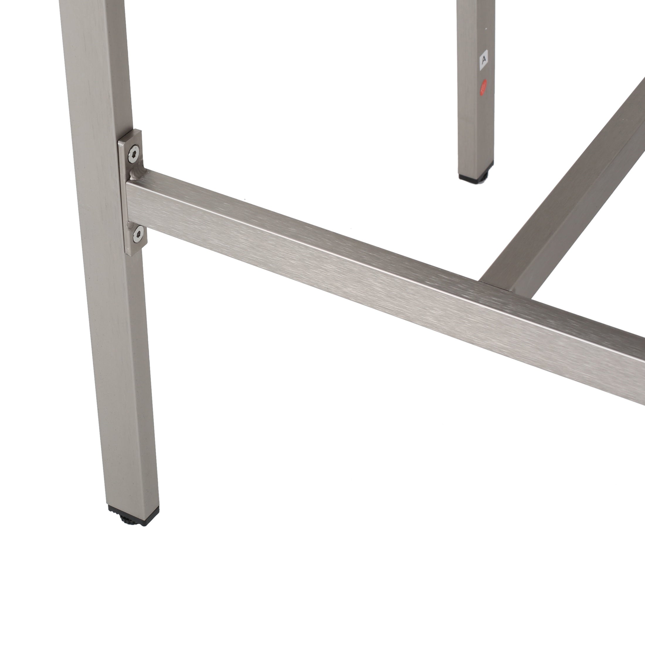 Capral Outdoor Modern Gray Wicker Barstools with Aluminum Frame (Set o ...