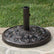 Gretta Outdoor Bronze Resin and Black Steel Unbrella Base – GDFStudio