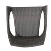 Miranda Outdoor Mix Mocha Wicker Stacking Dining Chairs (Set of 4 ...