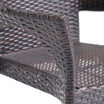Miranda Outdoor Mix Mocha Wicker Stacking Dining Chairs (Set of 4 ...