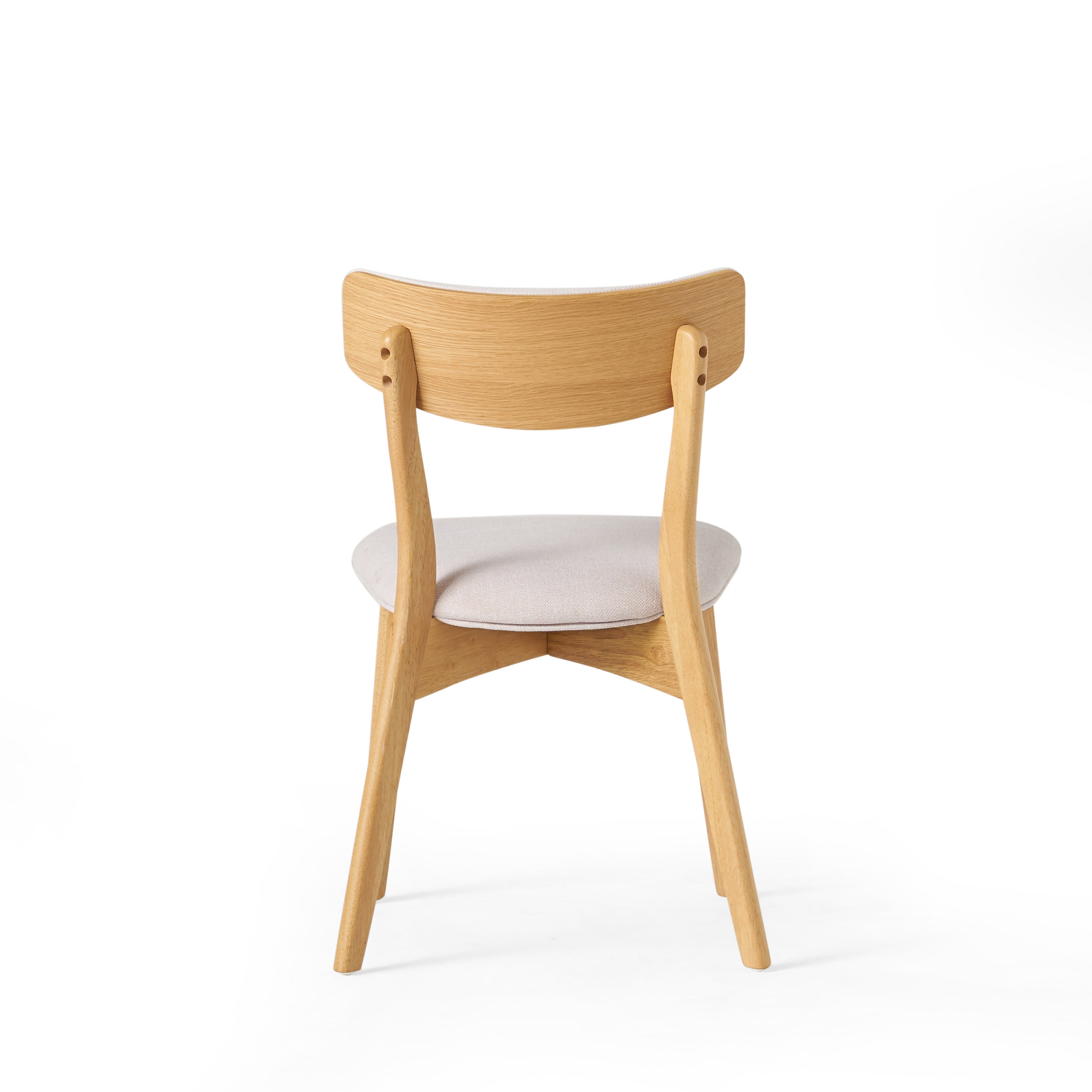 Aman Mid Century Natural Oak Finished 5 PC Dining Set – GDFStudio