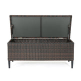 Irene Outdoor Wicker Storage Chest – GDFStudio