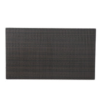 Cain Outdoor Transitional 7-Piece Multi-Brown Wicker Dining Set – GDFStudio