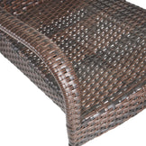 Cain Outdoor Transitional 7-Piece Multi-Brown Wicker Dining Set – GDFStudio