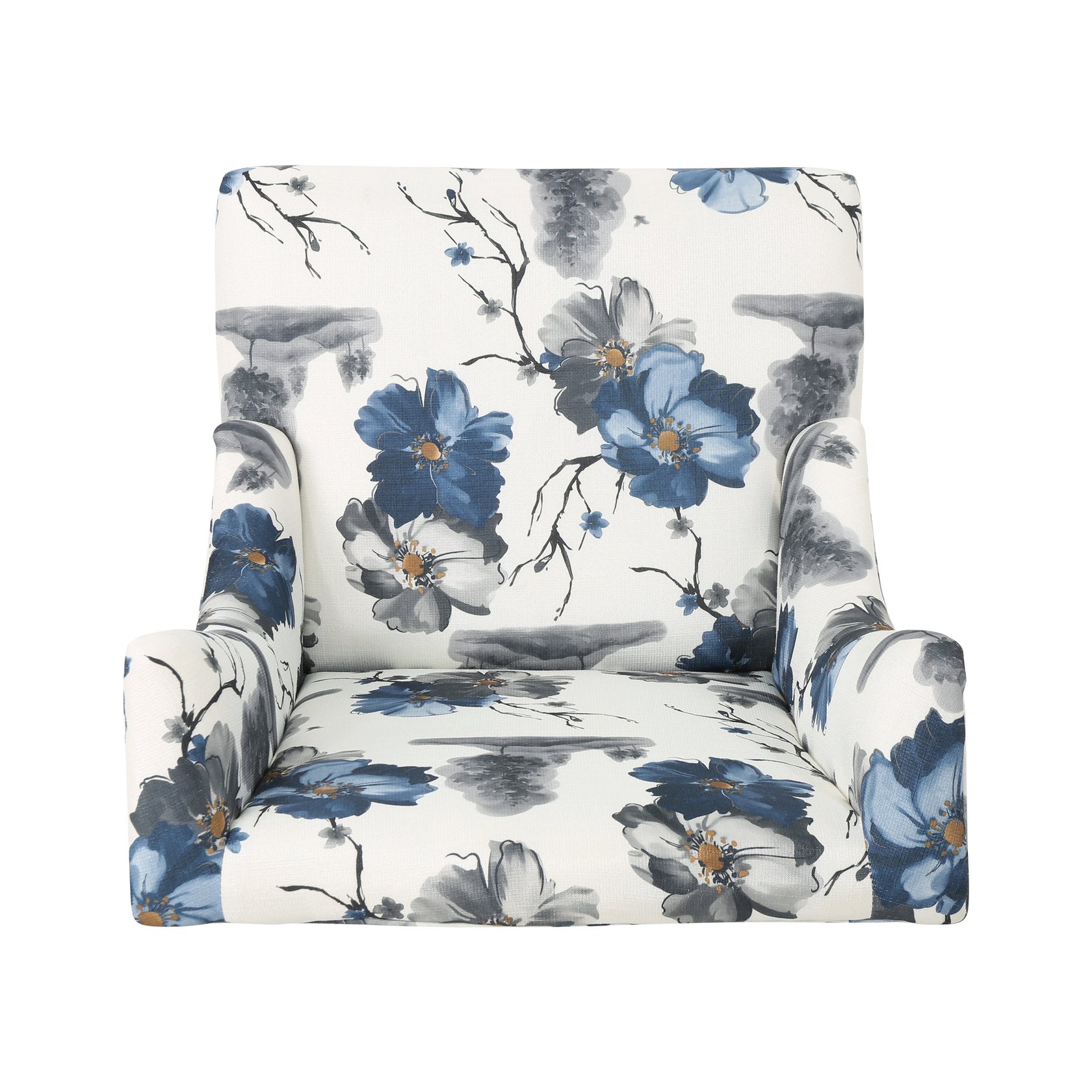 Alonso Wingback Fabric Club Chair – GDFStudio