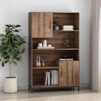 Joaquin Bookcase With Storage Cabinet – GDFStudio