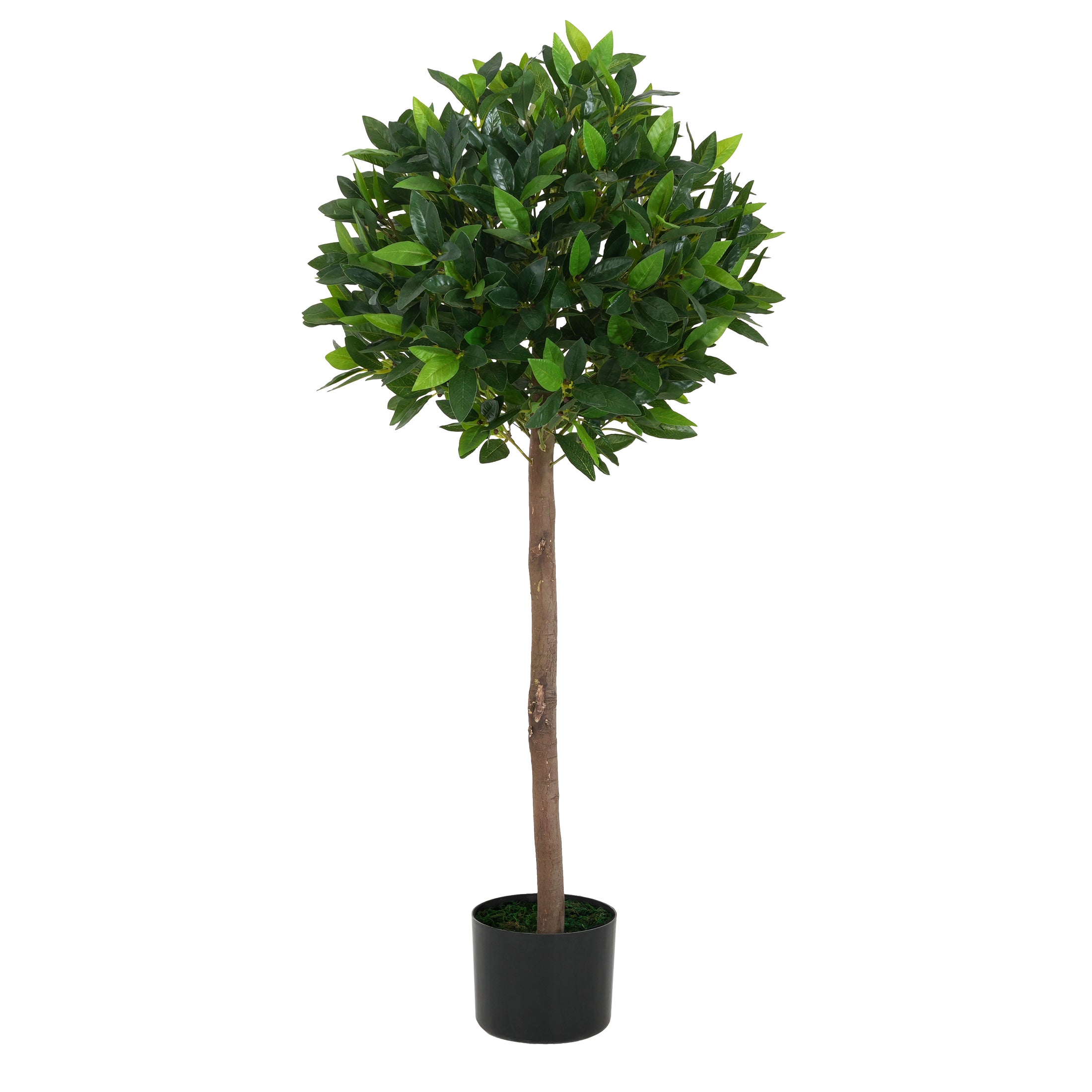 Aeron 49" Artificial Topiary Bay Tree Ball With Pot - 2pcs – GDFStudio