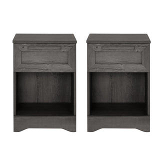 Broxon Rustic 1 Drawer Nightstands, Set of 2 – GDFStudio