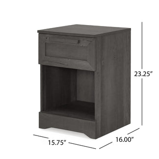 Broxon Rustic 1 Drawer Nightstands, Set of 2 – GDFStudio