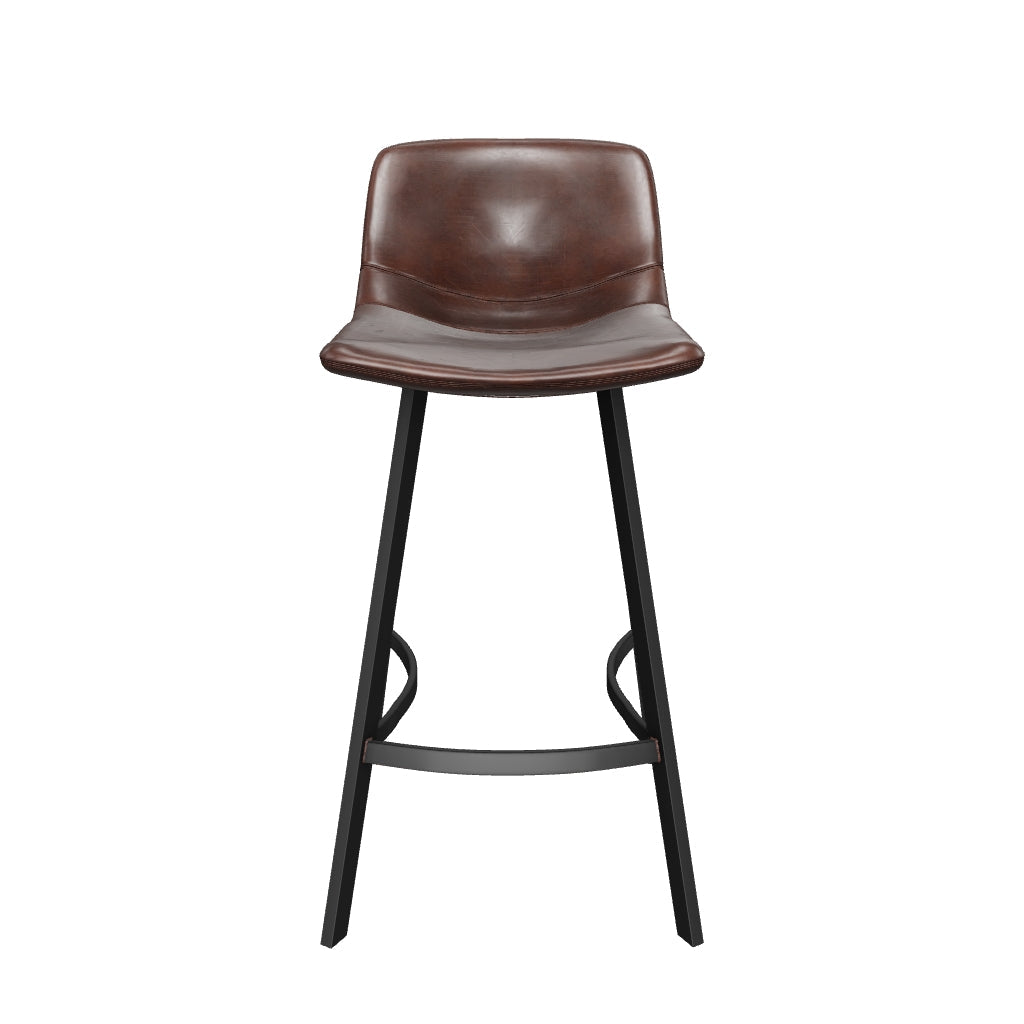 Rex Modern Upholstered Bar Stool (Set of 2) – GDFStudio