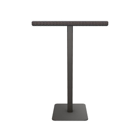 Dominique Outdoor 26 Inch Multi-brown Wicker Square Bar Table – GDFStudio