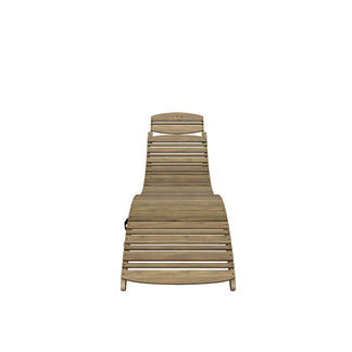 Tycie Outdoor Gray Acacia Wood Foldable Chaise Lounge – GDFStudio