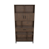 Elon Bookcase With Storage Cabinet & Drawer – GDFStudio