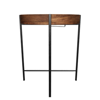 Glynn Tift Handcrafted Modern Industrial Mango Wood Folding Tray Top S ...