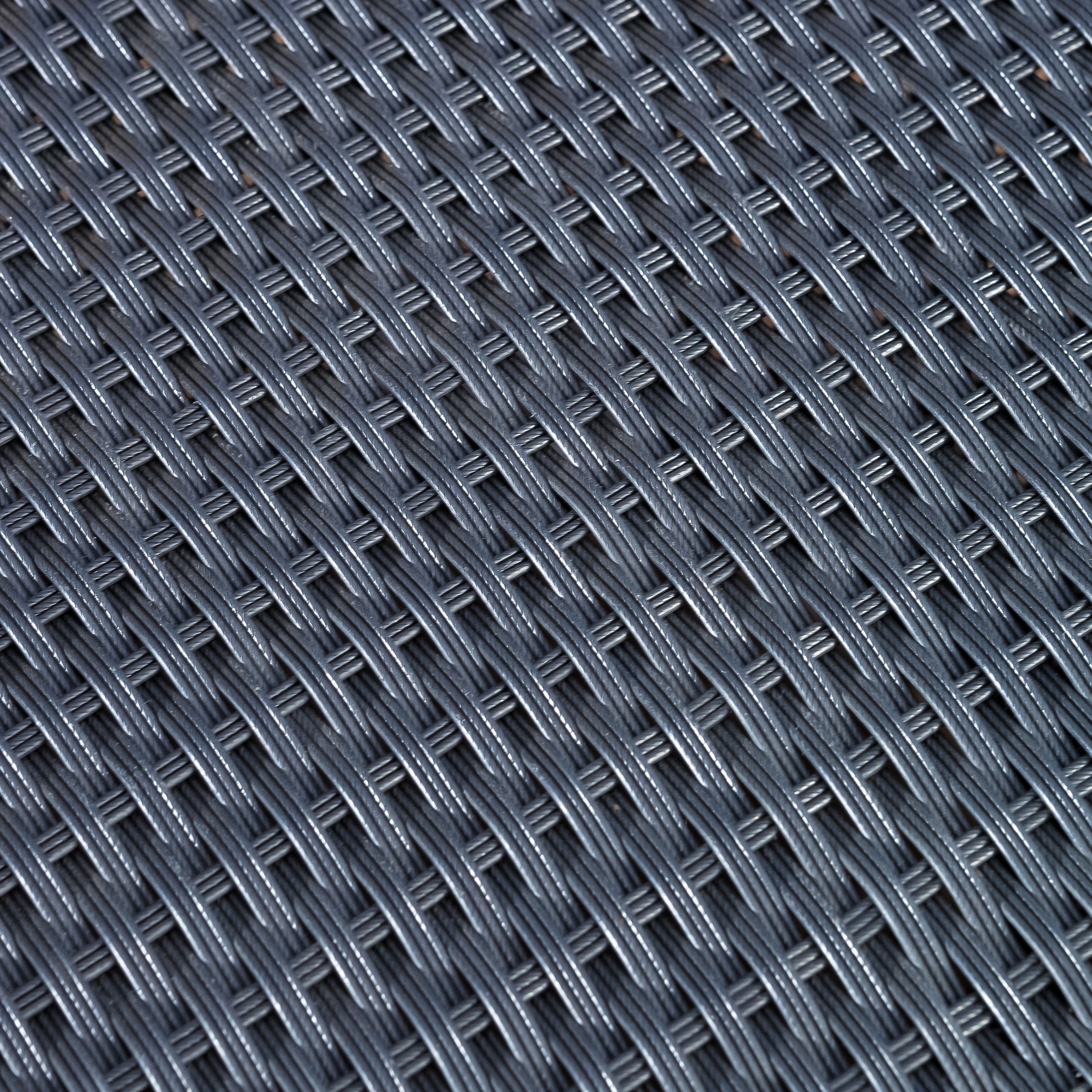 Lorenzo Modern Outdoor Black Wicker Hourglass Side Table – GDFStudio