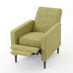 Mason Mid-Century Modern Tufted Back Fabric Recliner – GDFStudio