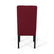 Raphael Wooden Dining Chairs (Set of 2), Deep Red and Dark Brown Finis ...