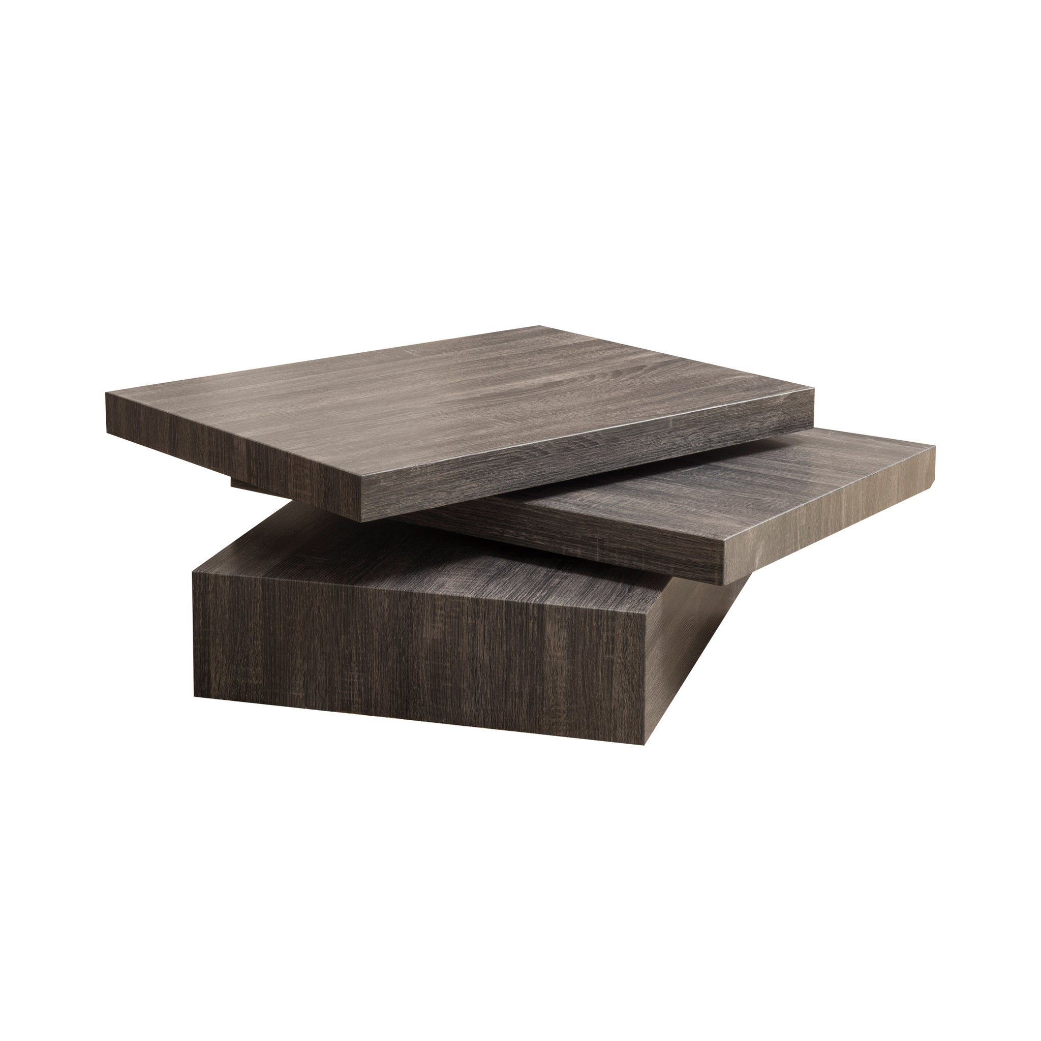 Haring Square Rotating Wood Coffee Table – GDFStudio
