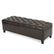 Molle Contemporary Button-Tufted Leather Storage Ottoman Bench – GDFStudio