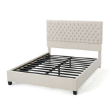 Cumulus Fully Upholstered Fabric Queen Bed – GDFStudio