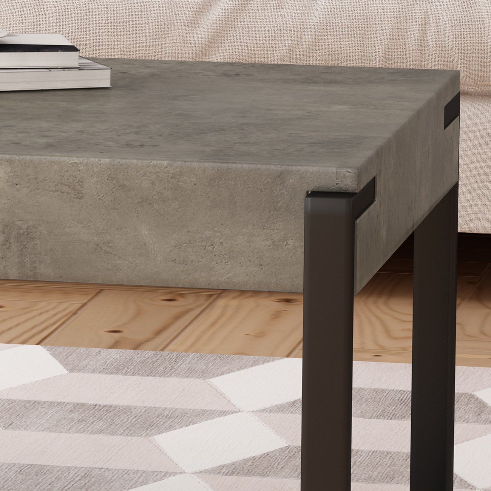 Shaw Modern Industrial Coffee Table – GDFStudio