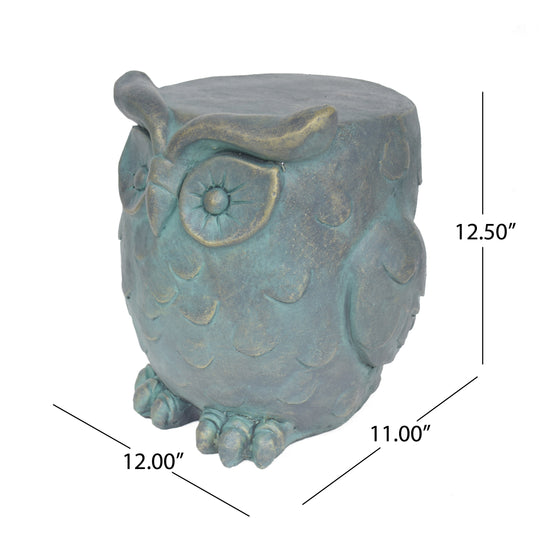 Brock Owl Garden Stool – GDFStudio