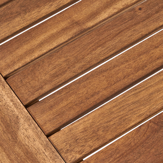 Rosemary Outdoor 4 Seater Acacia Wood Chat Set – GDFStudio