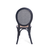 Denni Wooden Cane Back Dining Chair (Set of 2) – GDFStudio