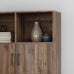 Elon Bookcase With Storage Cabinet & Drawer – GDFStudio