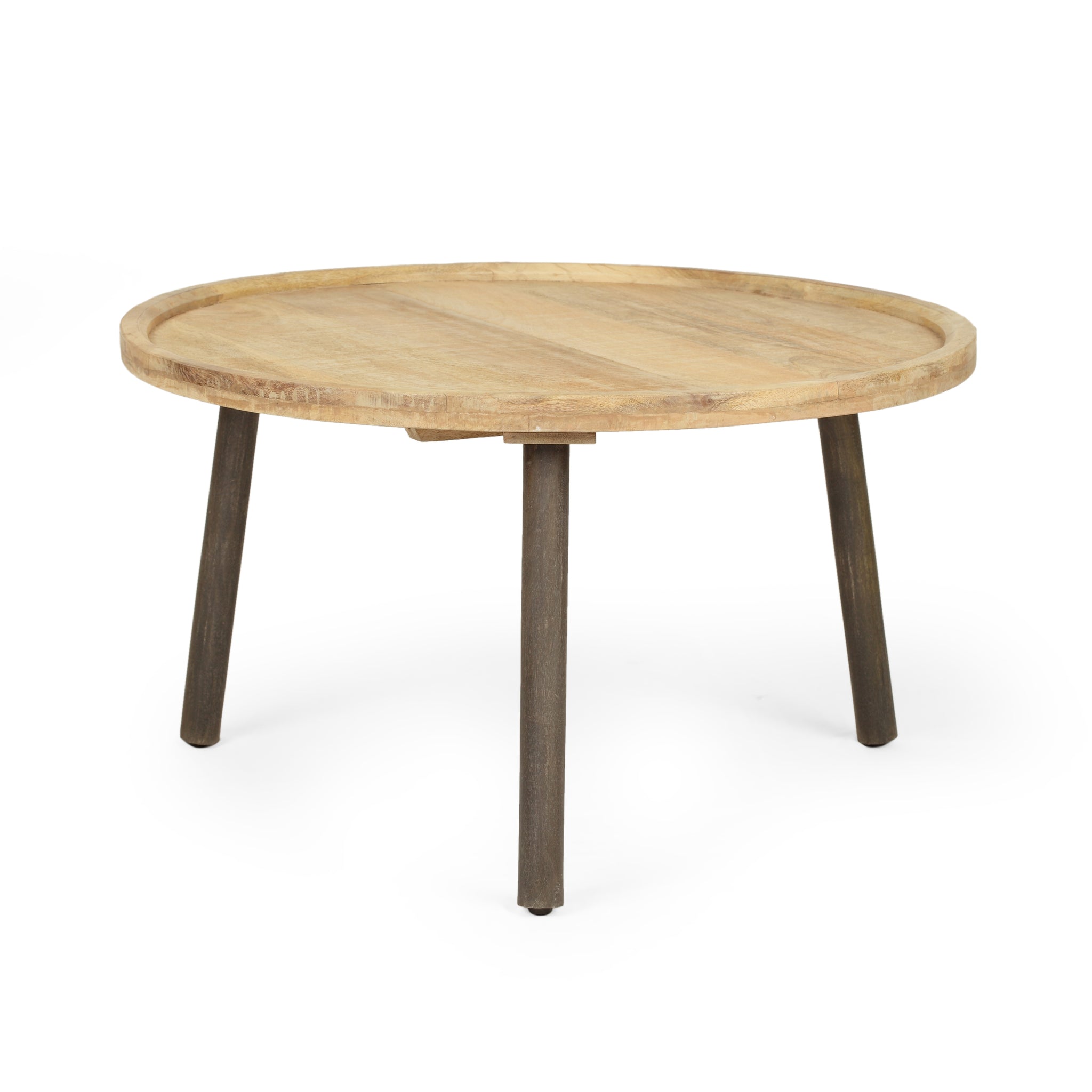 Merry Round Mango Wood Coffee Table – GDFStudio
