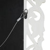 Sarah Traditional Standing Mirror with Floral Carved Frame – GDFStudio