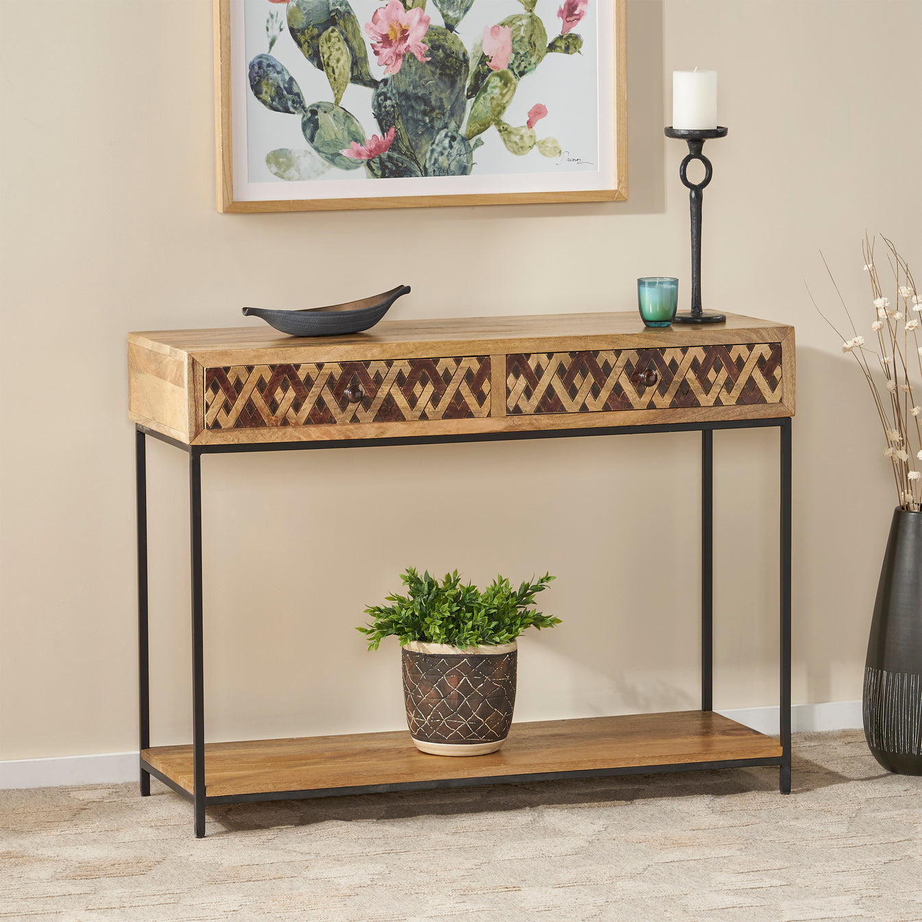 Laylonie Boho Console Table – GDFStudio