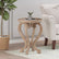 Kaye French Country Accent Table with Round Top – GDFStudio