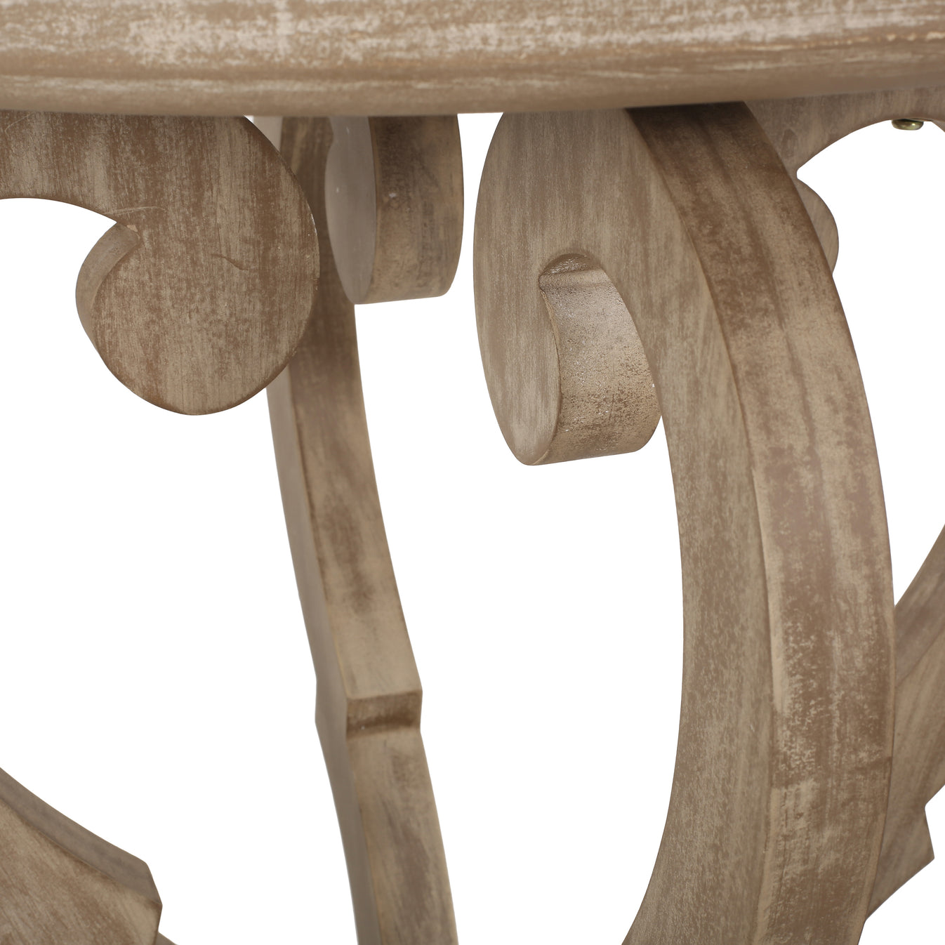 Kaye French Country Accent Table with Round Top – GDFStudio