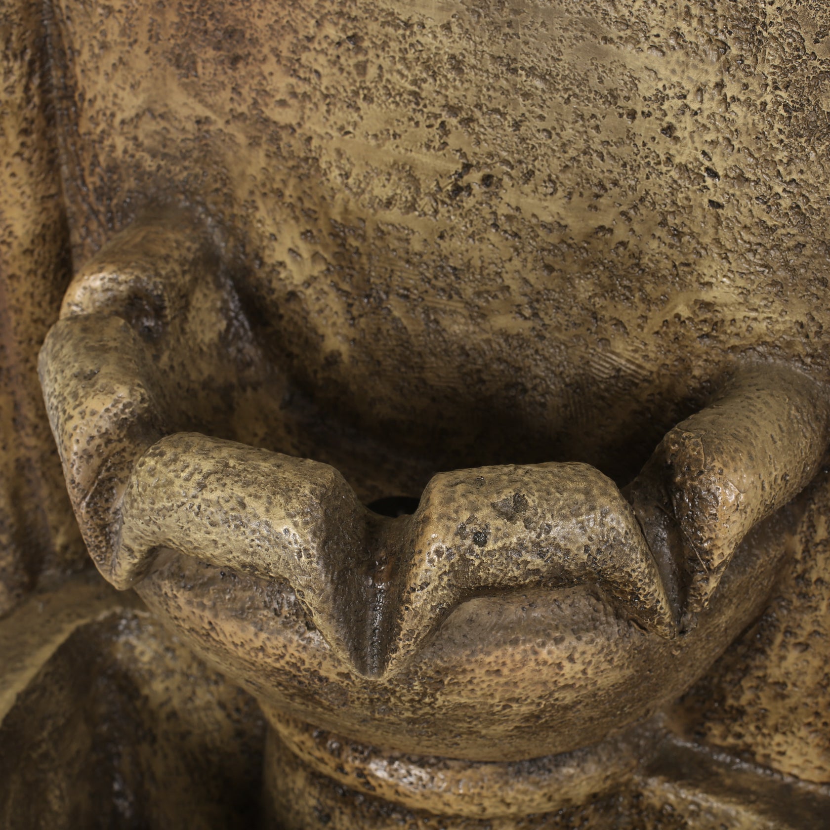 Sardis Outdoor 2-Tier Single Spout Fountain, Light Brown – GDFStudio