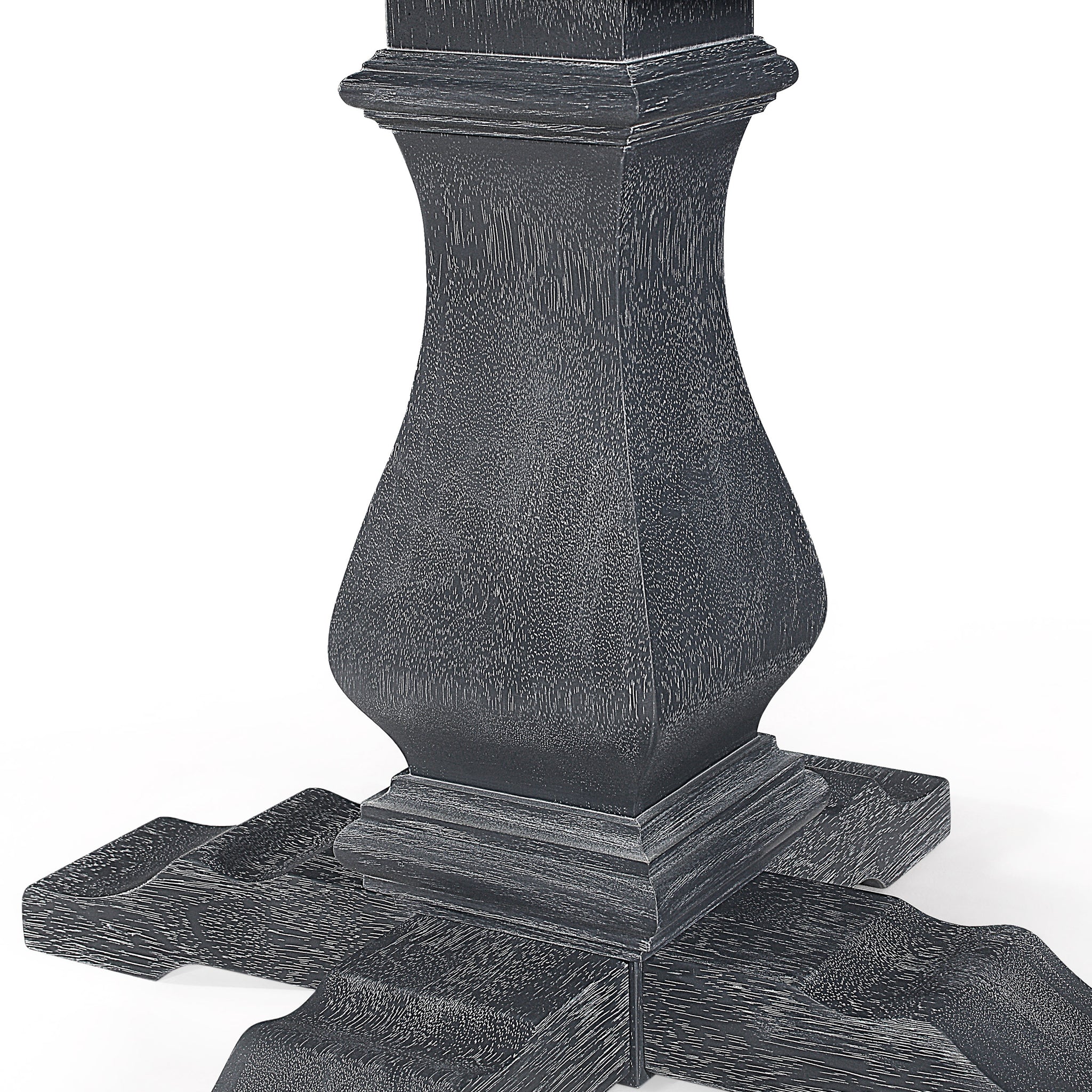 Carrick Rustic Wood Expandable Oval Dining Table – GDFStudio