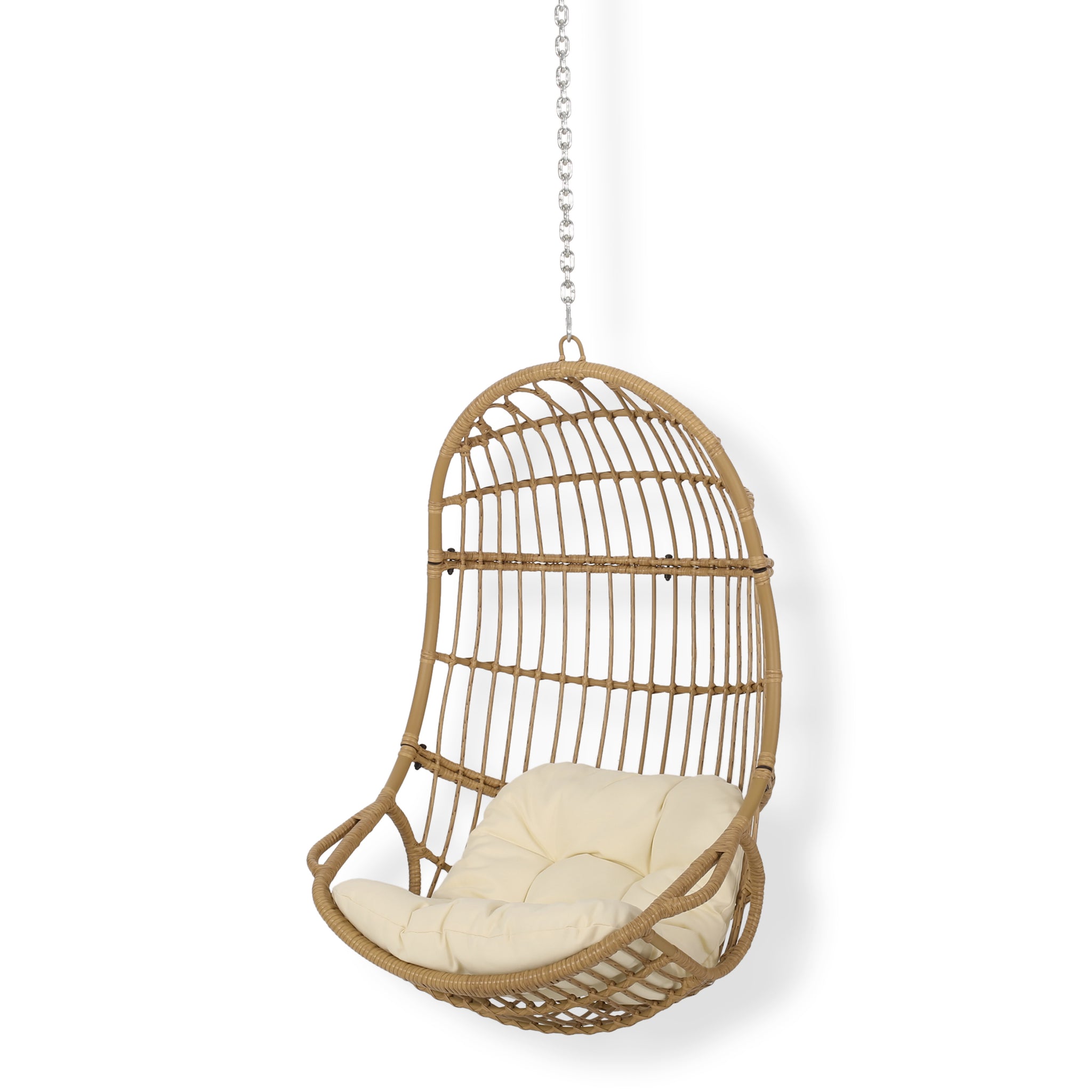 Ottawa Outdoor Wicker Hanging Nest Chair (No Stand) – GDFStudio