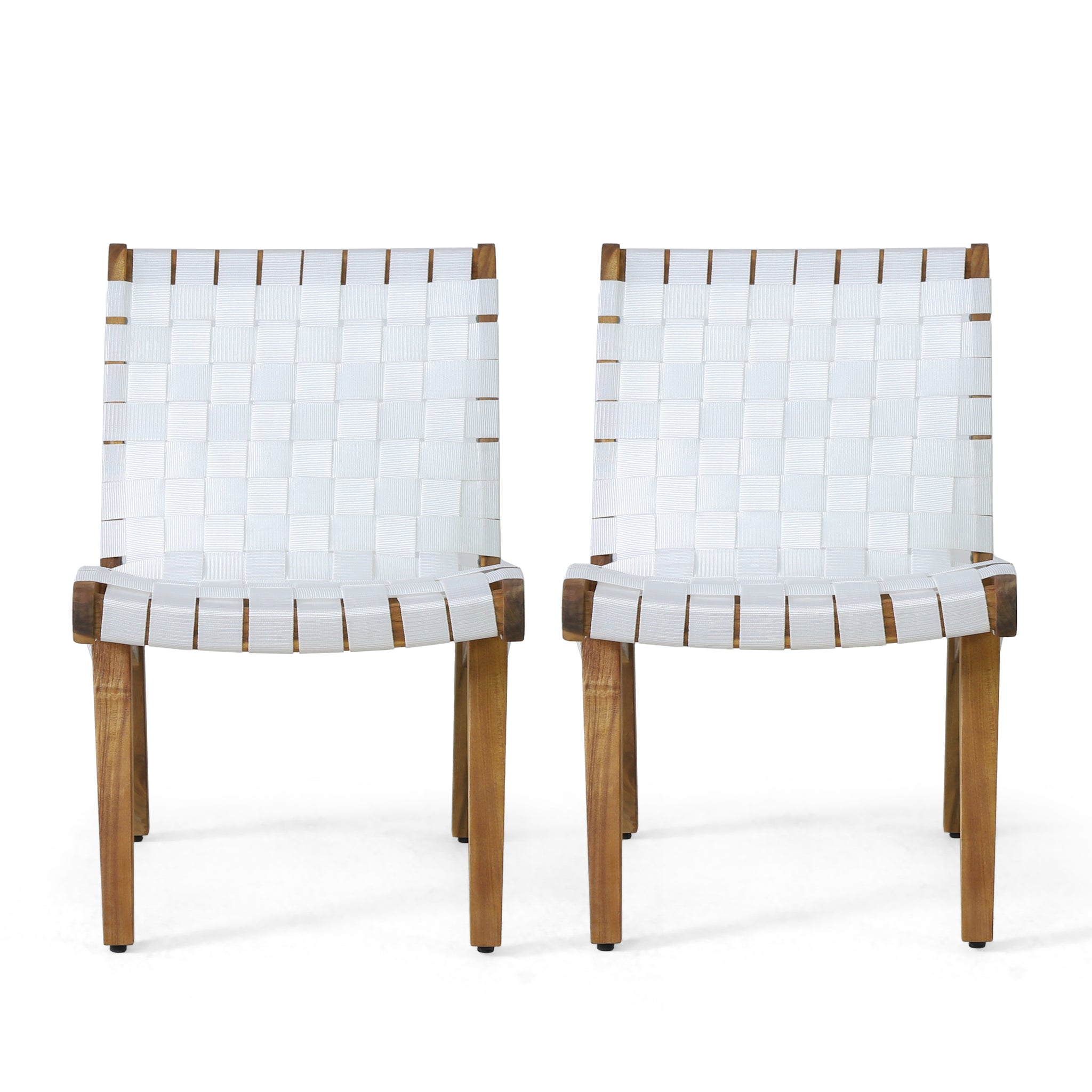 Ocilla Outdoor Rope Weave Lounge Chair, Set of 2 – GDFStudio