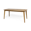 Yugan Outdoor Rustic Acacia Wood Dining Table – GDFStudio