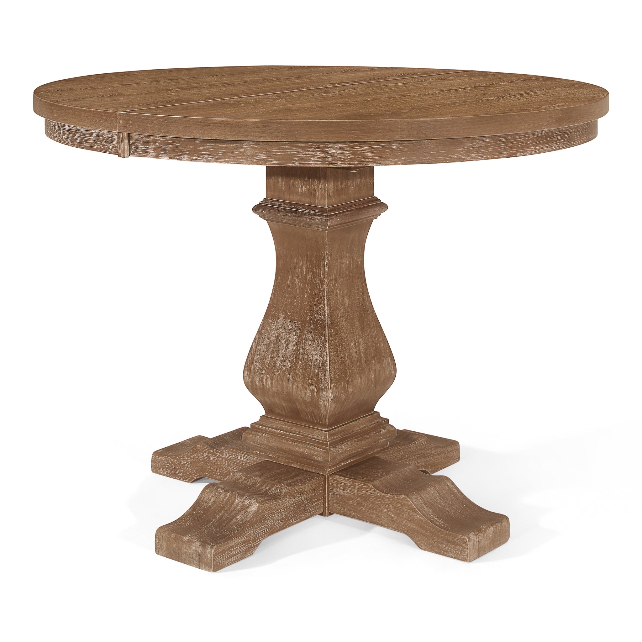 Carrick Rustic Wood Expandable Oval Dining Table – GDFStudio